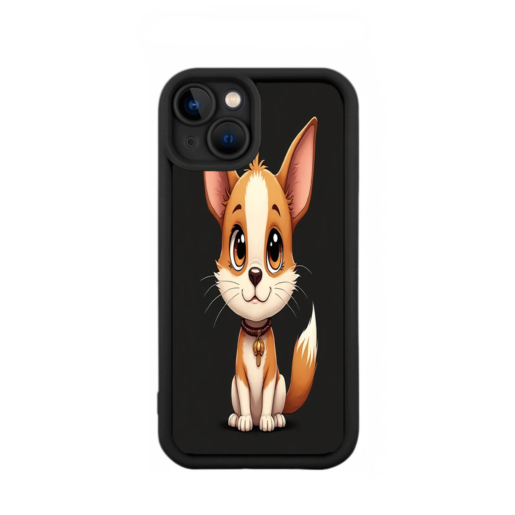 Lightweight Yellowing Resistant iPhone 15 Case - Cheerful Cartoon Dog ...