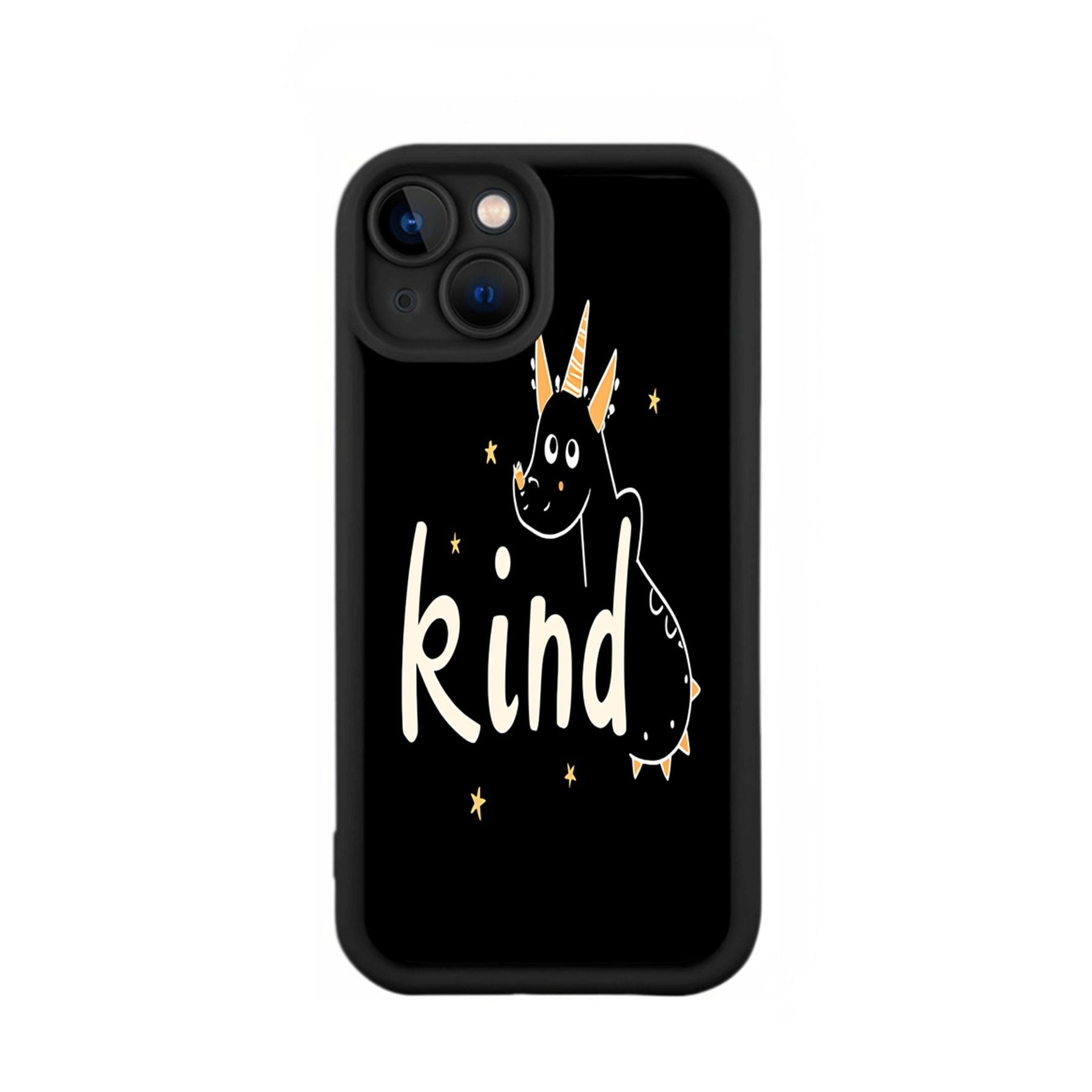 Lightweight Yellowing Resistant iPhone 15 Case - Cute Black Creature ...