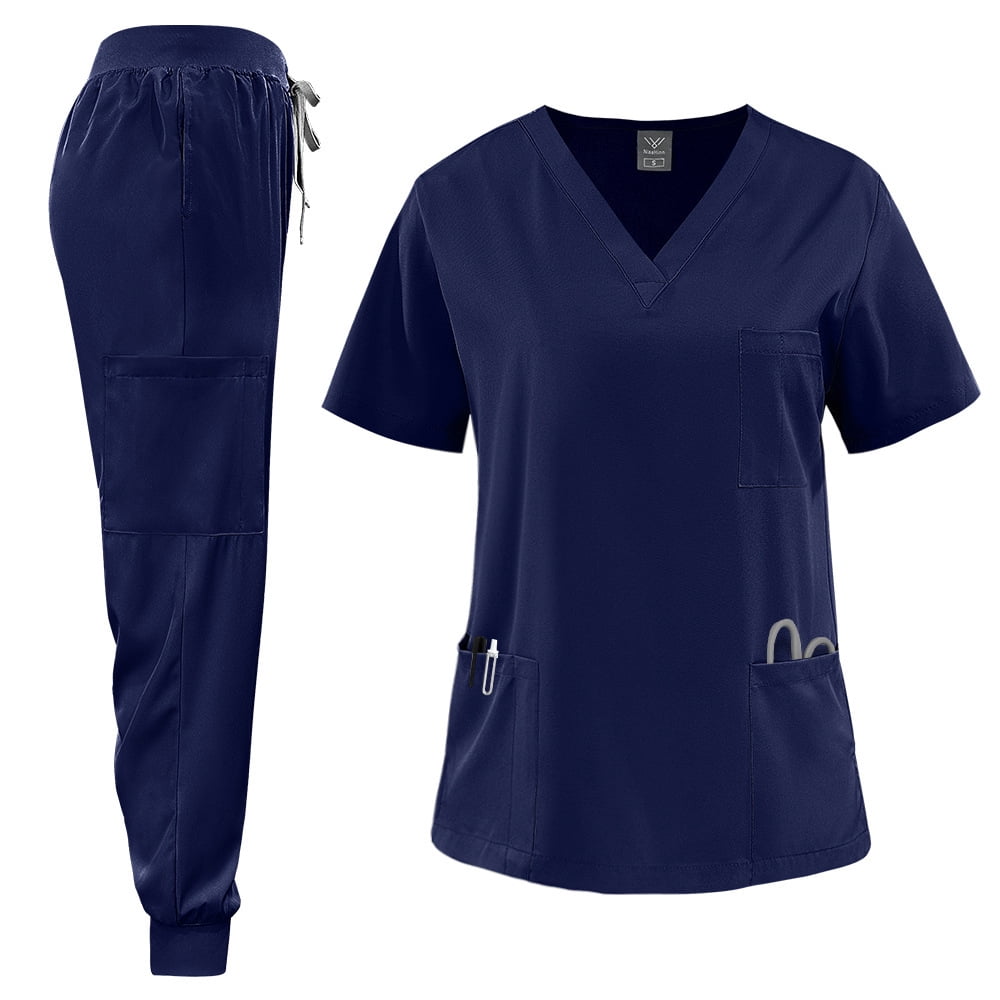 Lightweight and Breathable Uniform Set Great for Work Functional Scrubs ...