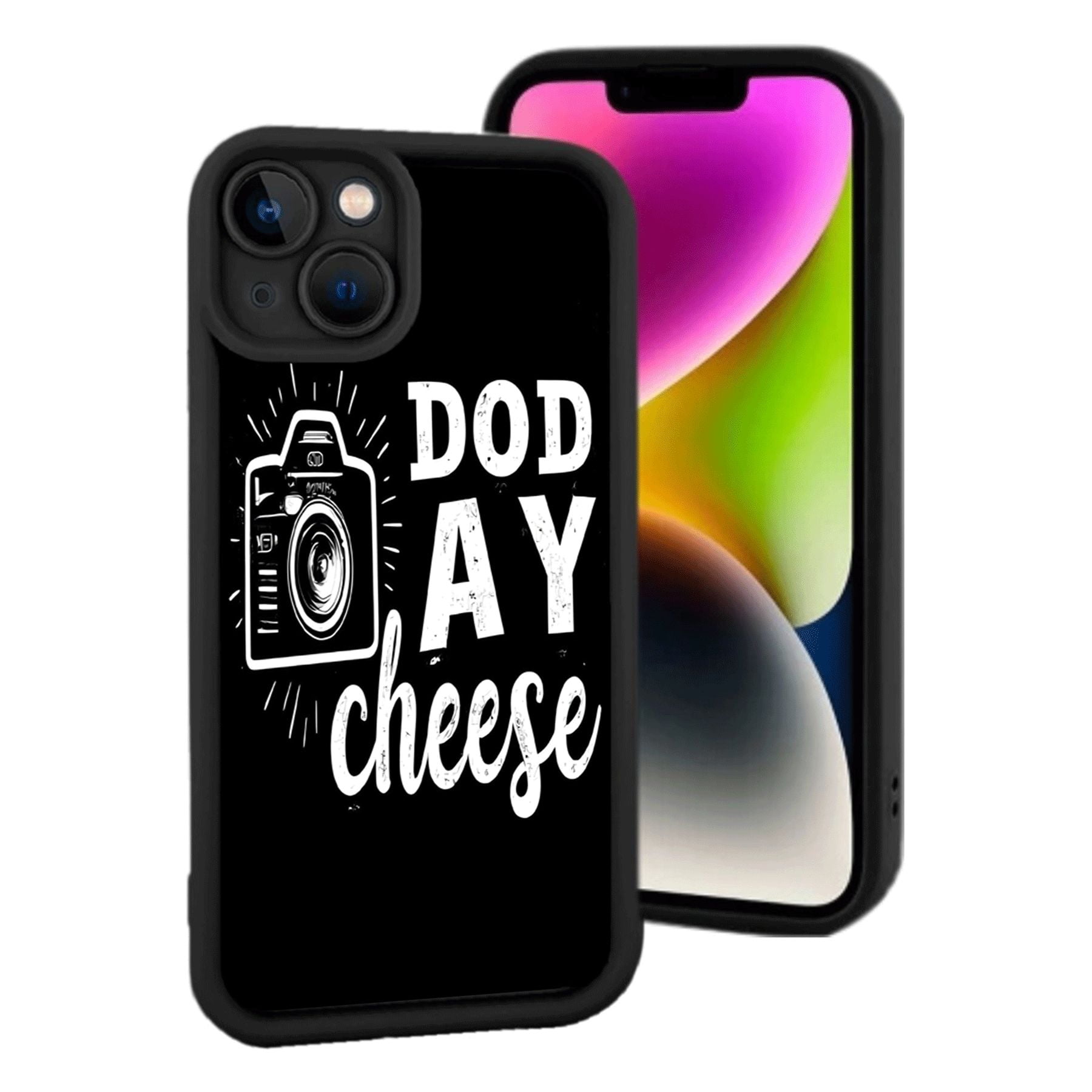 Lightweight iPhone 15 Case - Yellowing Resistant Fun ' DOD A CHEESE ...