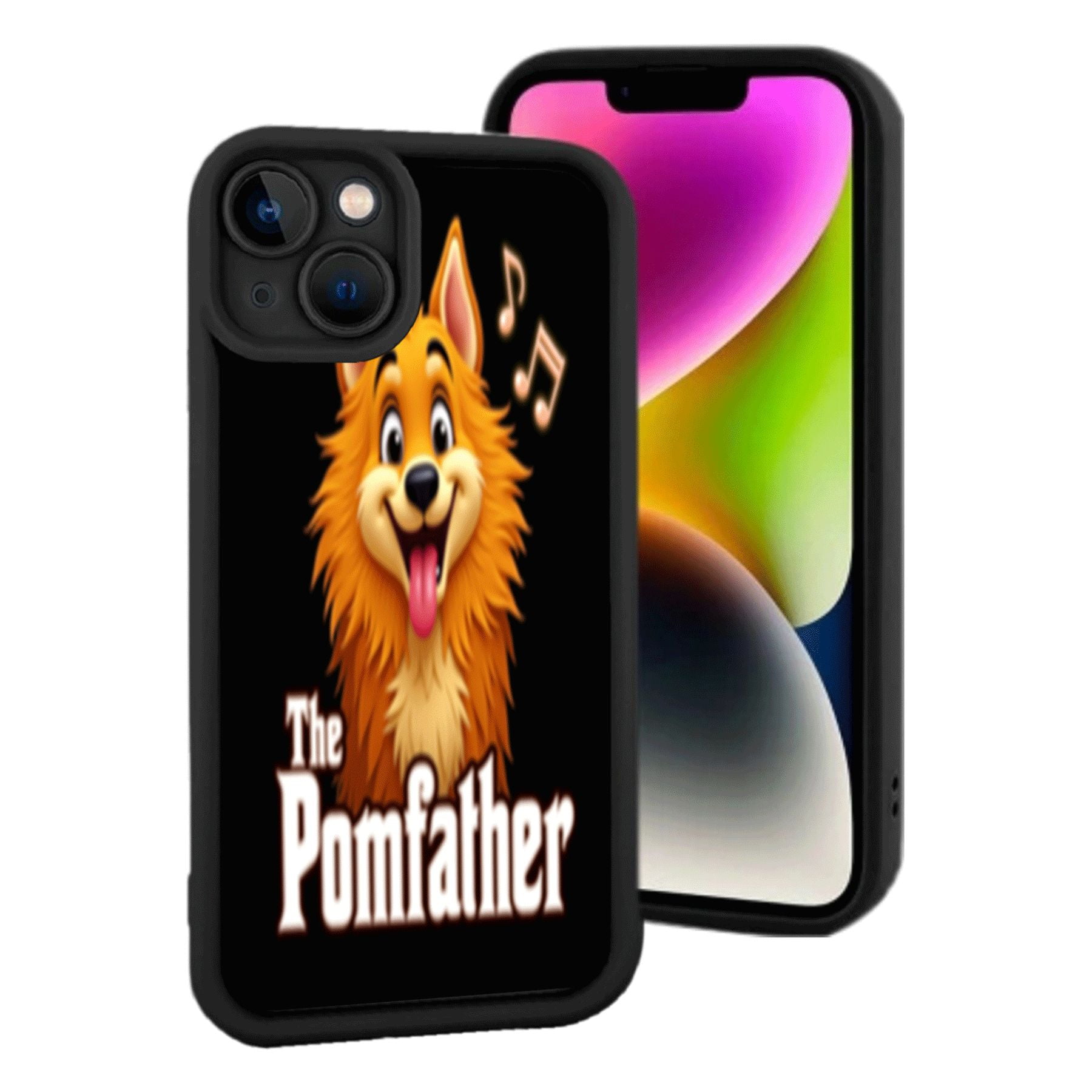 Lightweight iPhone 15 Phone Case - Cheerful Cartoon Dog Design with ...