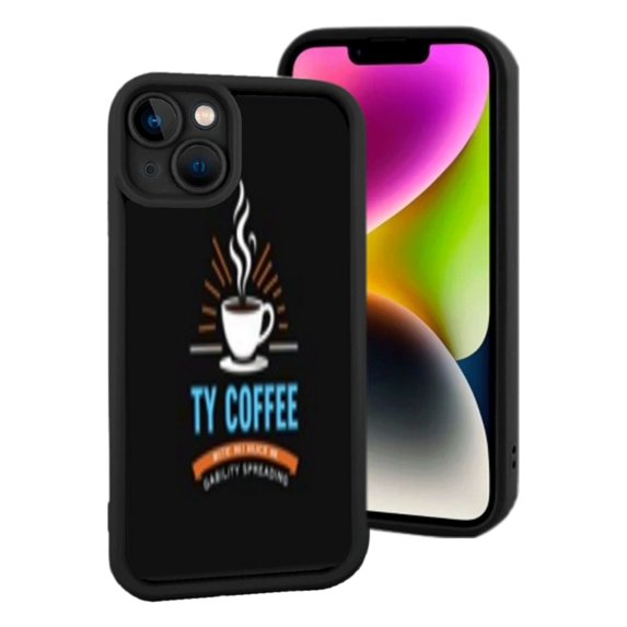 Lightweight iPhone 15 Phone Case - Steaming Coffee Cup Design with ...