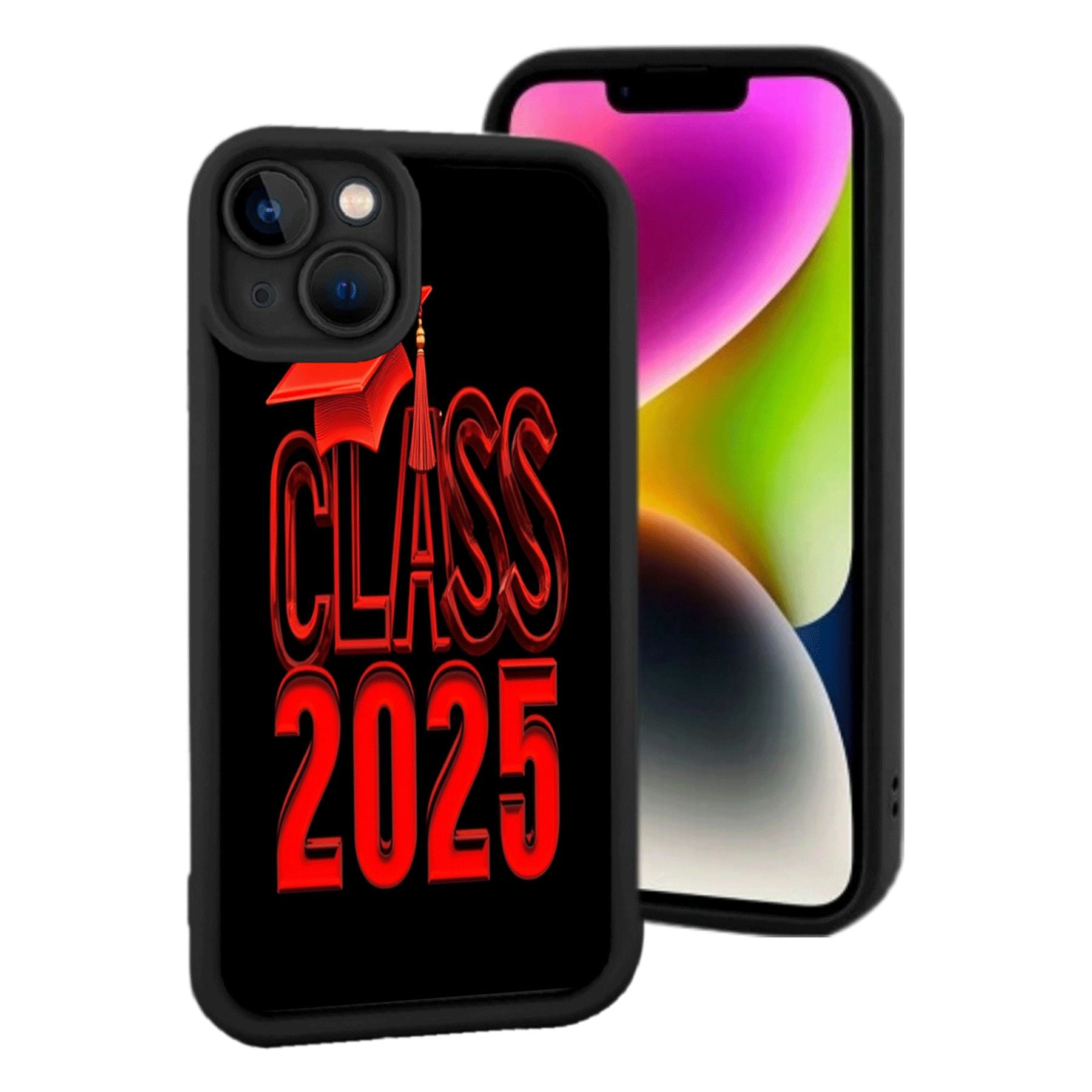 Lightweight iPhone 15 Phone Case with Graduation Cap & Gown Design ...