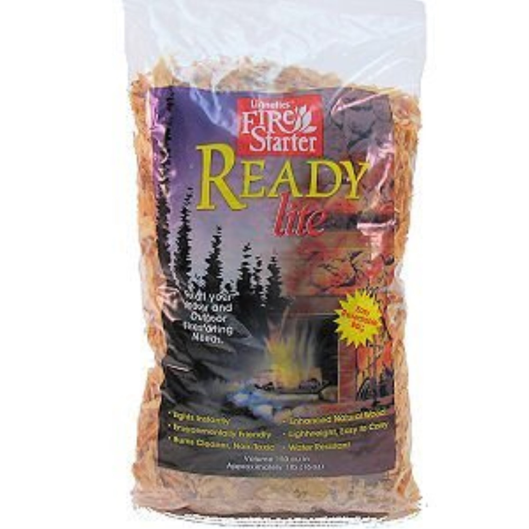 Lignetics Fire Flakes Fire Starter 15 Min 1 Lb. Bag - Walmart.com