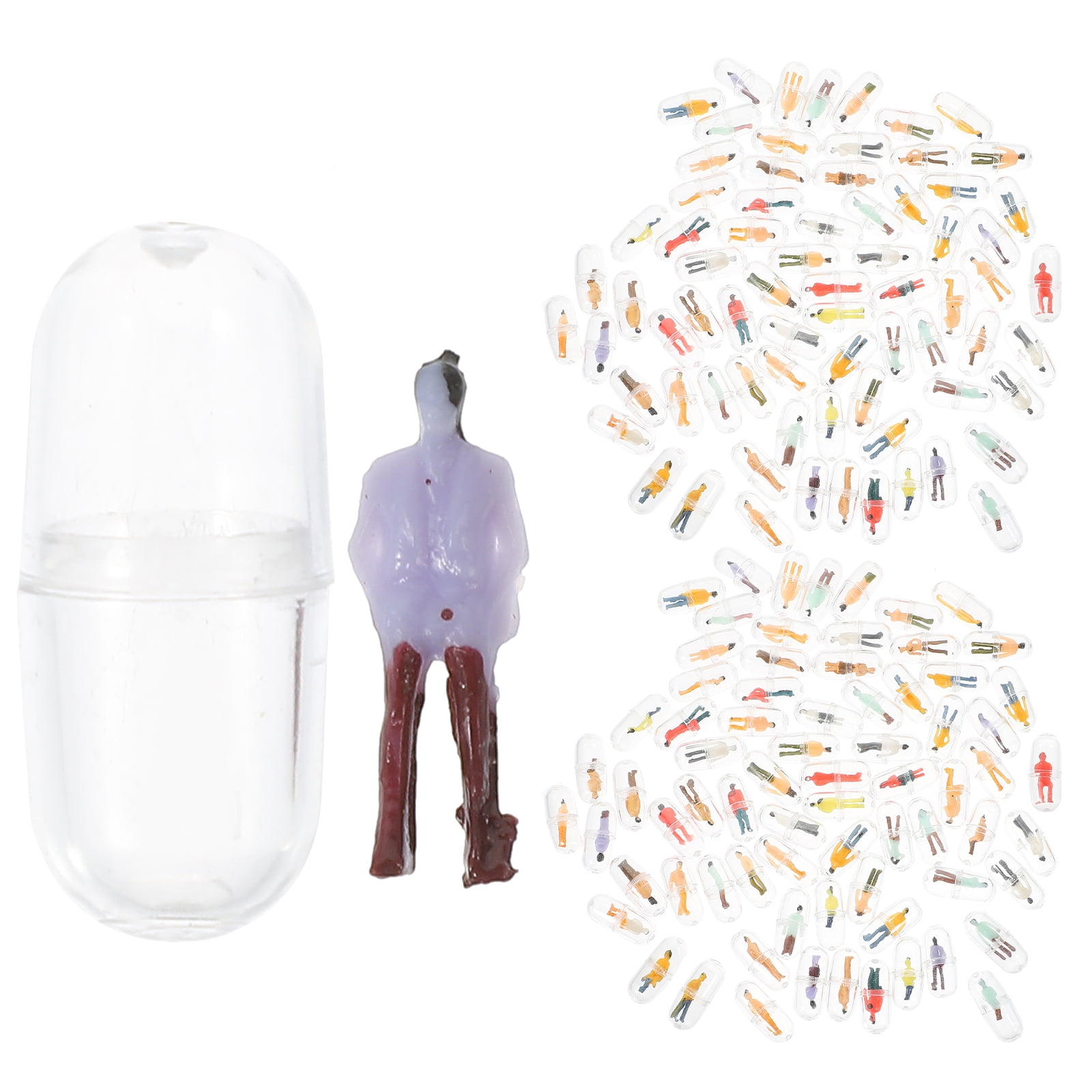 Lihe 100pcs Mini People Figurines Miniature Scene People Model Mini ...