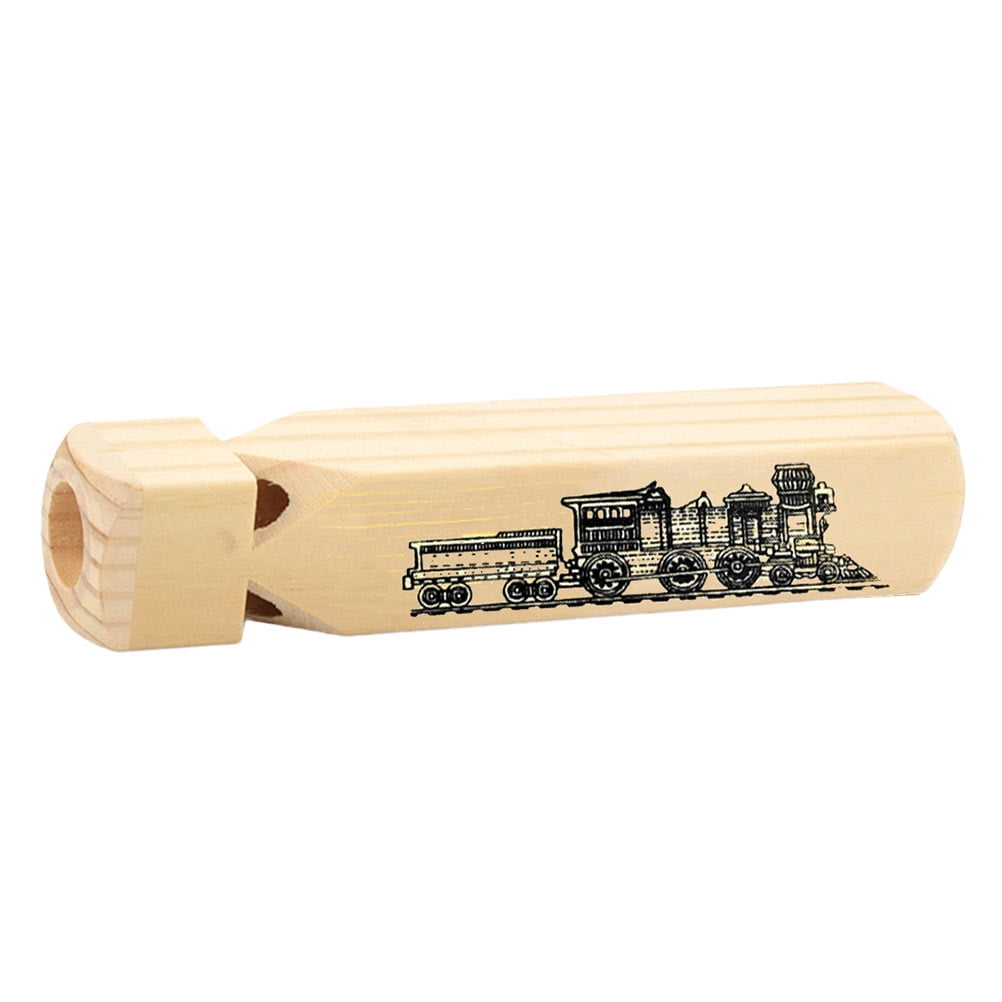 Lihe Wooden Train Whistle for Kids - 1pc Funny Train Themed Noisemaker ...