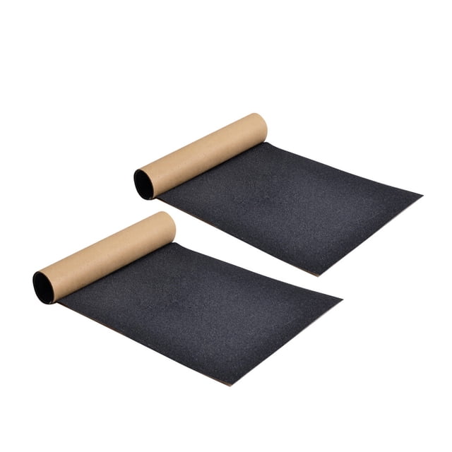 Lihe 2pcs Skateboard Sandpapers Skate Scooter Stickers Ani-slip Grip ...