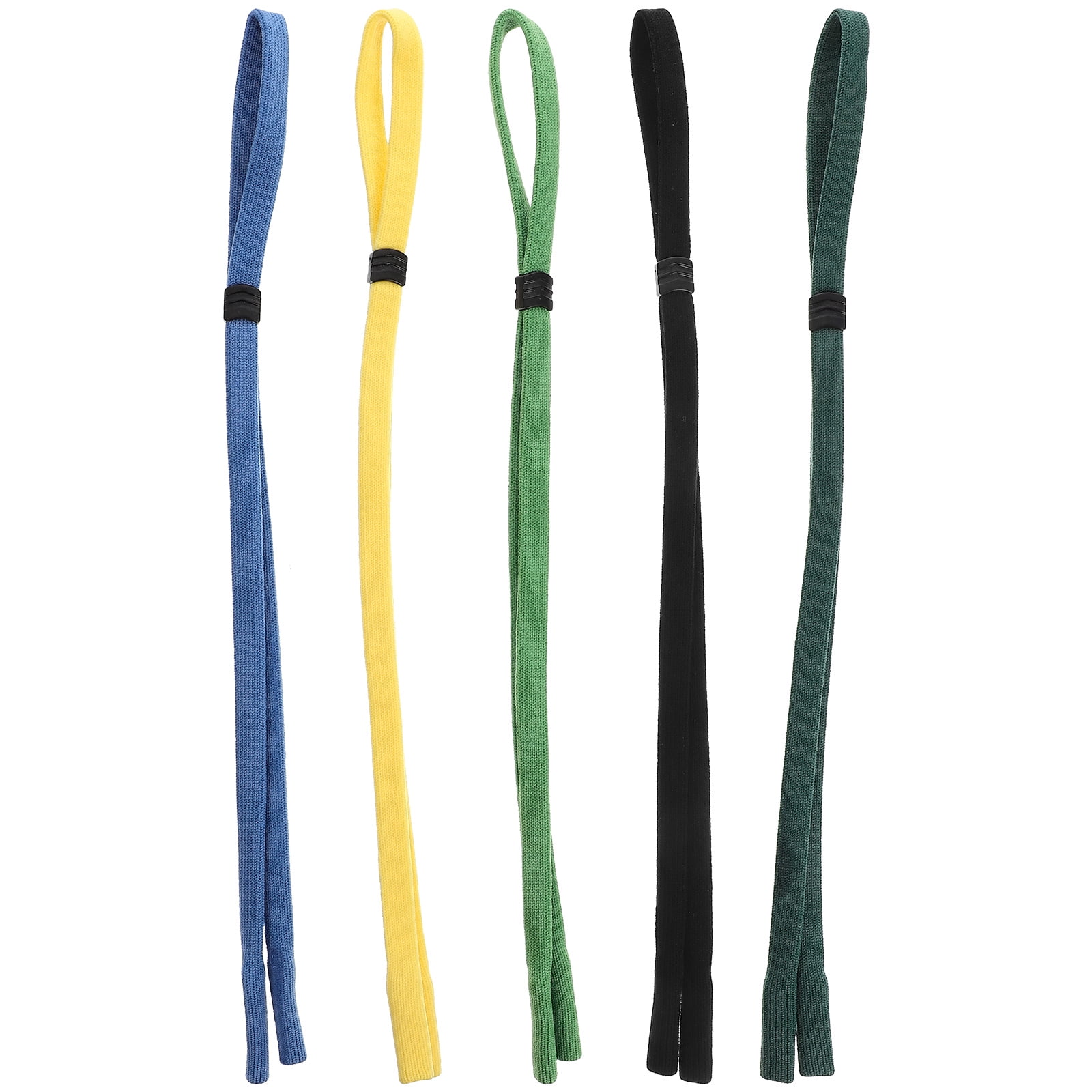 Lihe 5pcs Adjustable Sports Eyeglass Strap Non-Slip Elastic Eyewear ...