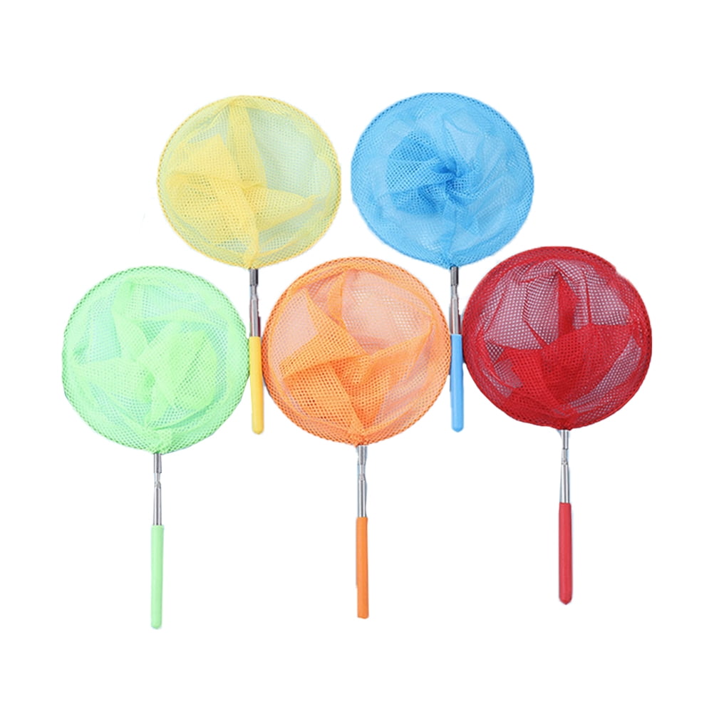 Lihe 5pcs Insect Catching Net Stainless Steel Telescopic Fishing Net ...