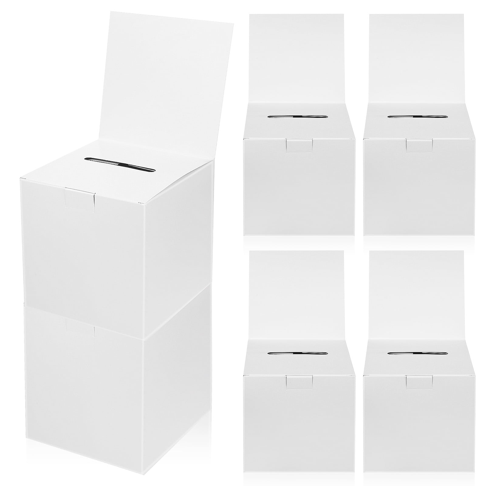 Lihe 6 Pcs Raffle Boxes Voting Boxes Ballot Boxes Cardboard Boxes ...