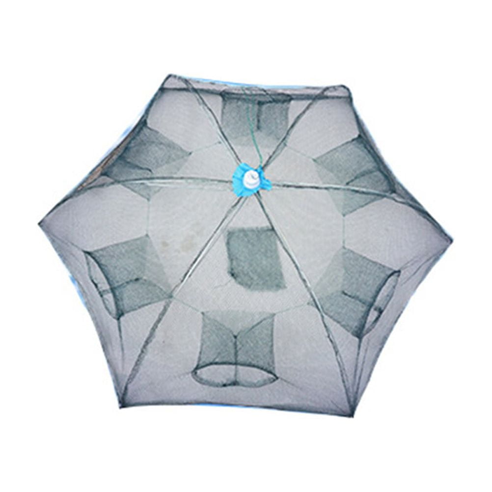 Lihe Auto Folding Bait Cast Mesh Trap Net Portable Fishing Landing Net ...