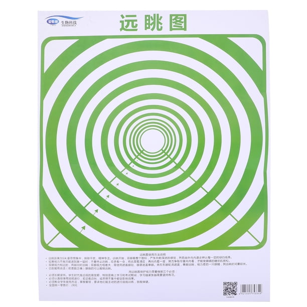 Lihe Vision Restoration Chart Eye Chart Corrected Visual Eye Chart Wall ...