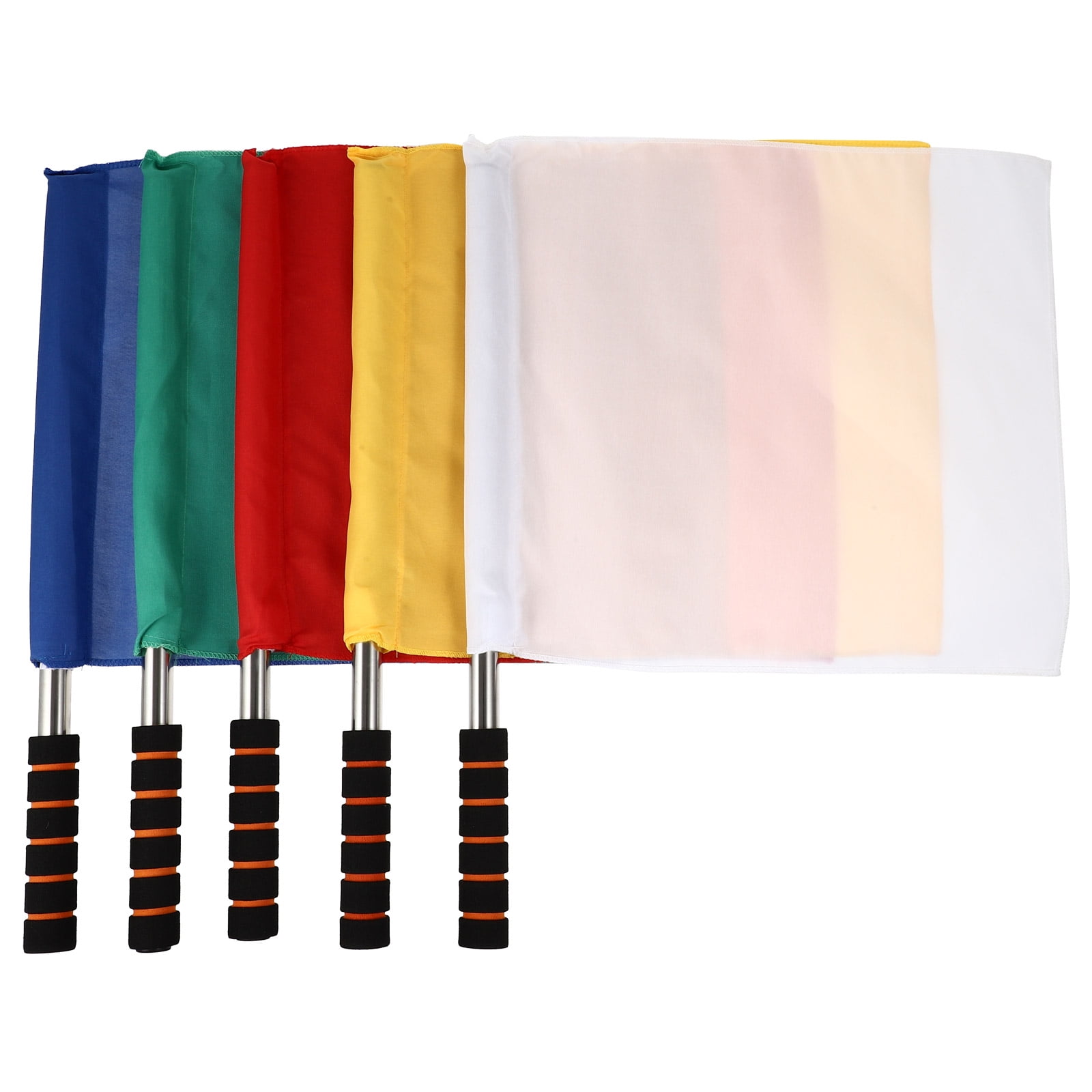 LiheShen 5PCS Sports Use Command Flags Commanding Referee Flags Hand ...