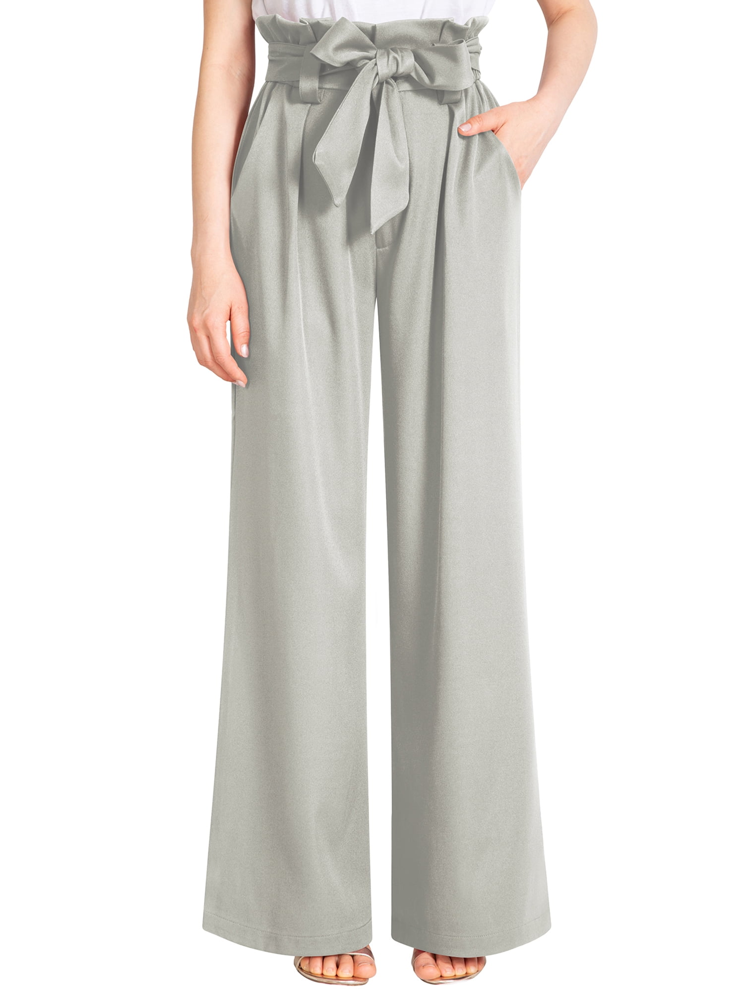 Liher Women Straight Leg Pants Lounge Loose Trousers Dressy Work Pant ...