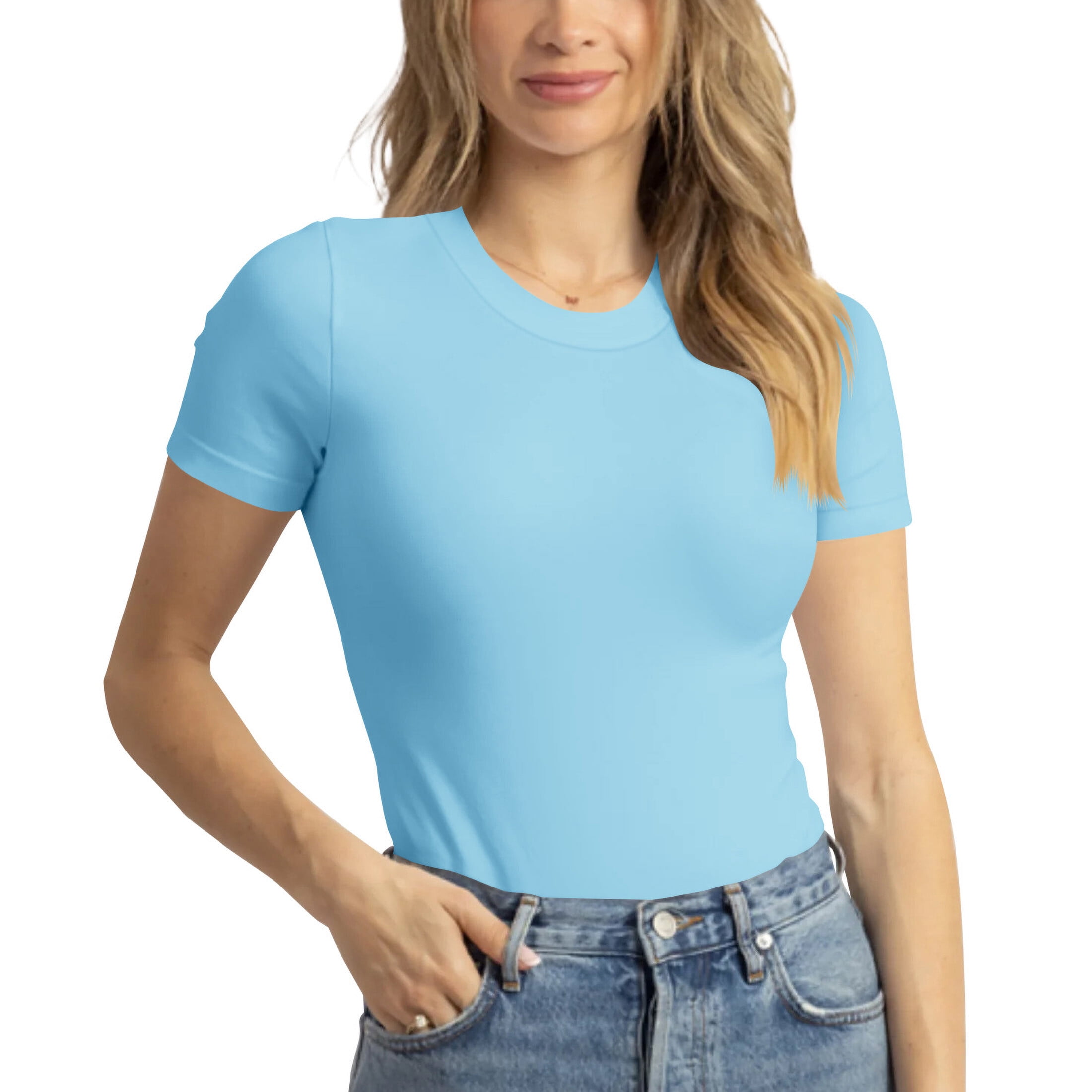 Customer reviews for Liher Summer Tops for Women Casual Plain Solid ...