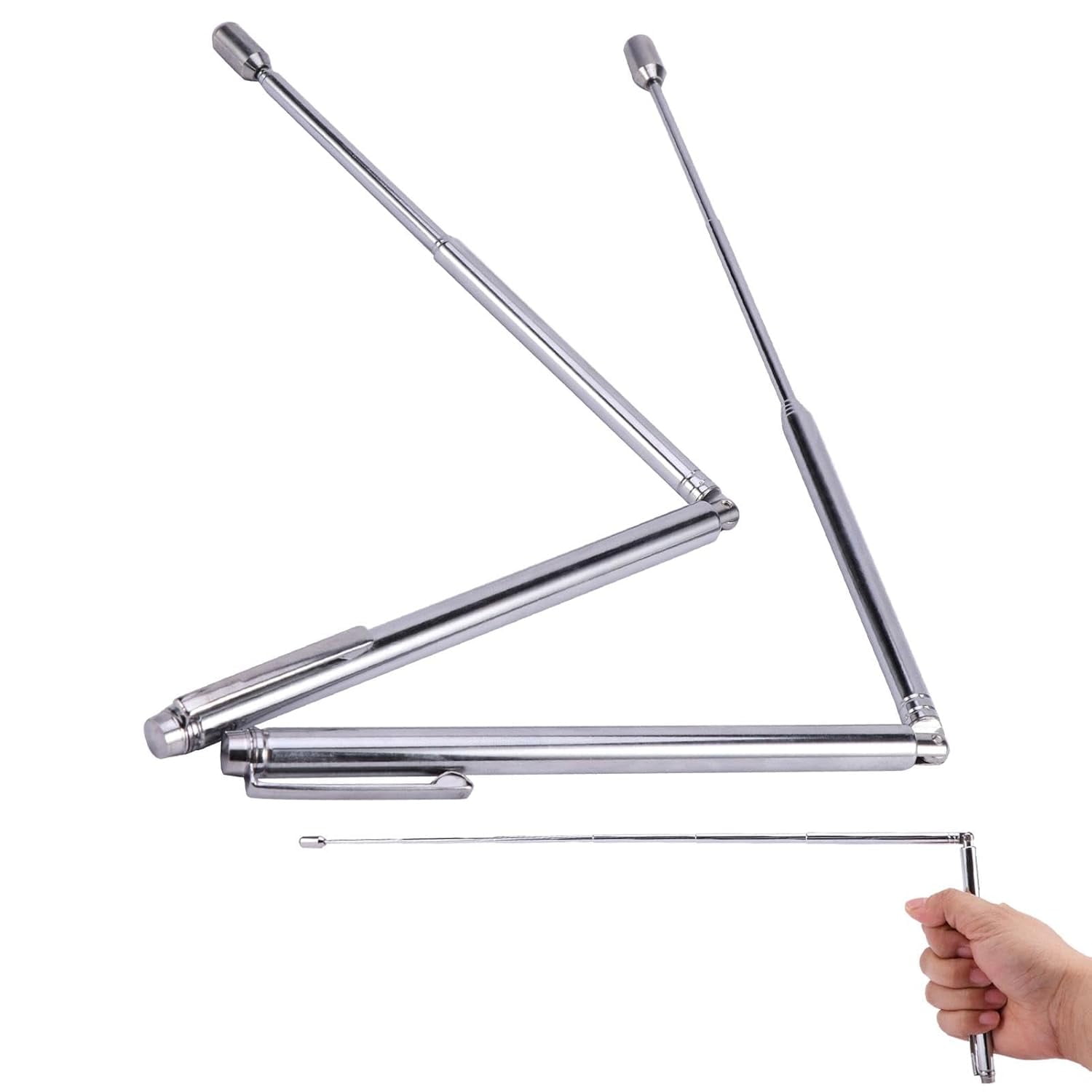 Liho 2Pcs Dowsing Rods, Adjustable Divining Rods for Dousing Hunting ...