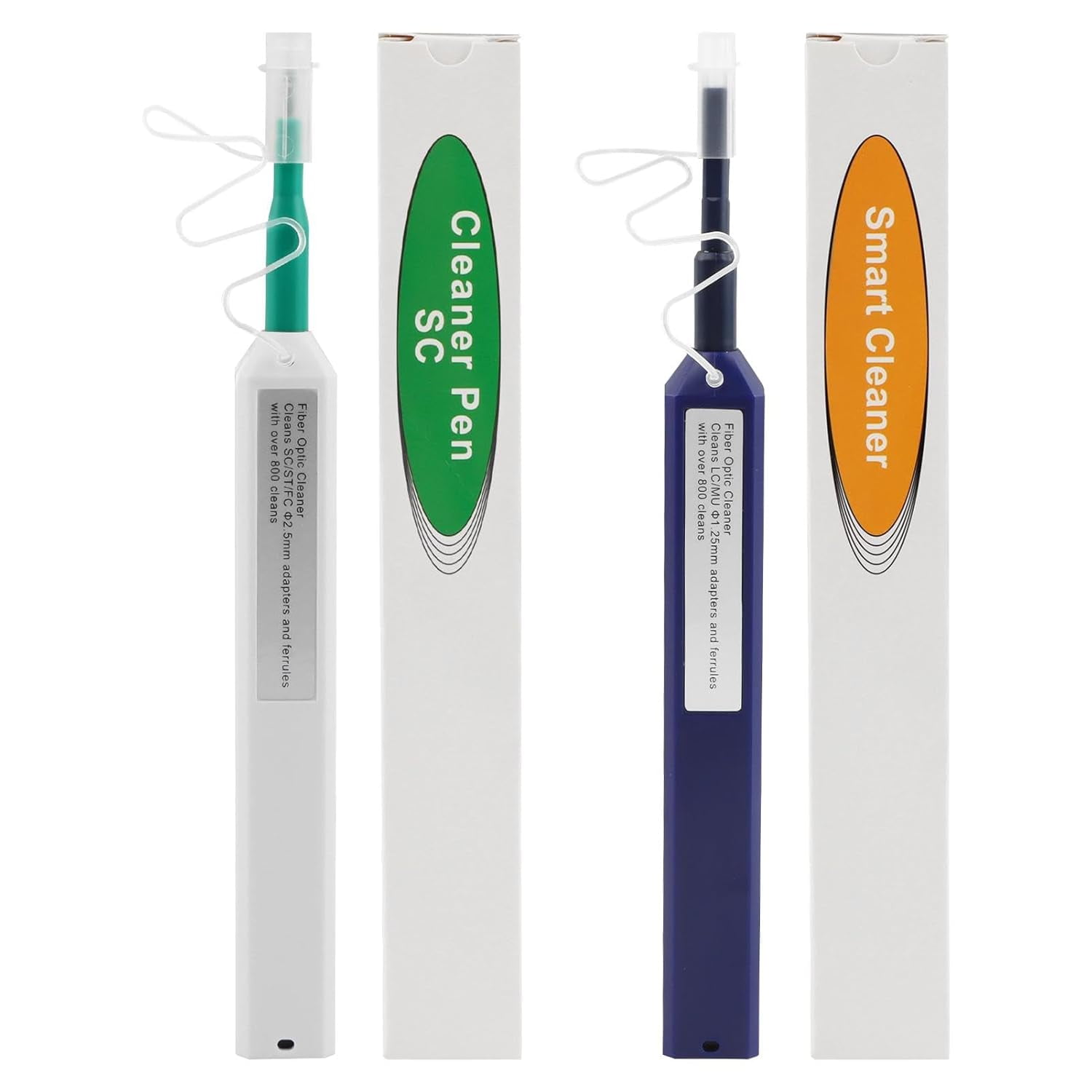 Liho 2pcs/Set Fiber Cleaner Pen, Ferrule Connector Home Portable ...