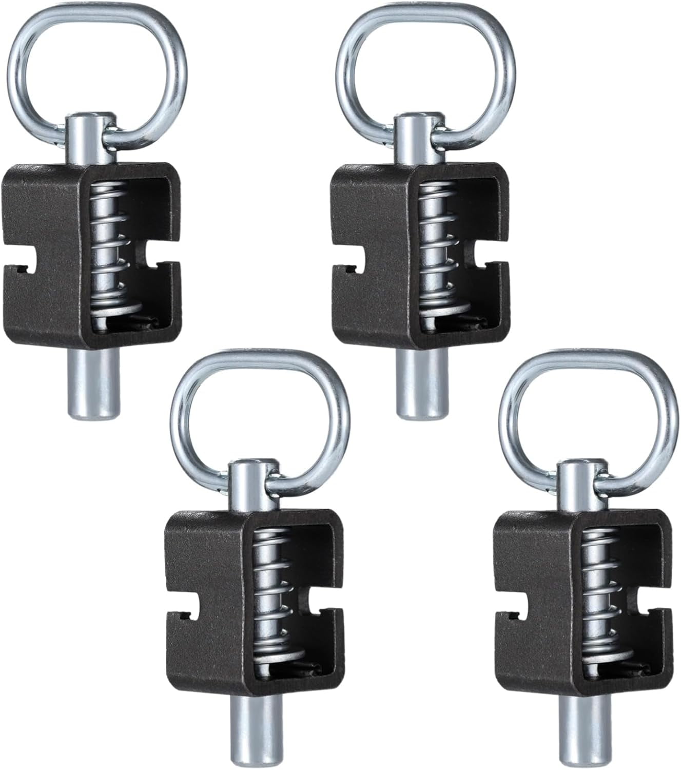 Liho 4 PCS Spring Latch Locks, 5/8 Inches Trailer Gate Latch, Heavy ...