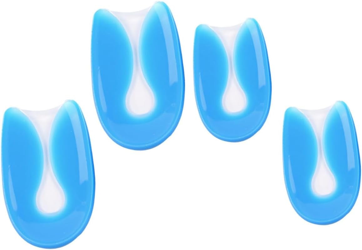 Liho 6 Pairs U-Shaped Heel Patch Heel Cups for Bone Spurs Foot ...