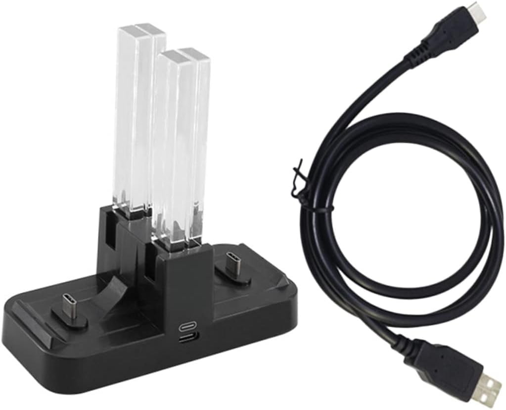 Liho Desktop Charger for Controller 4 Slots Gamepad Charging Dock Led ...