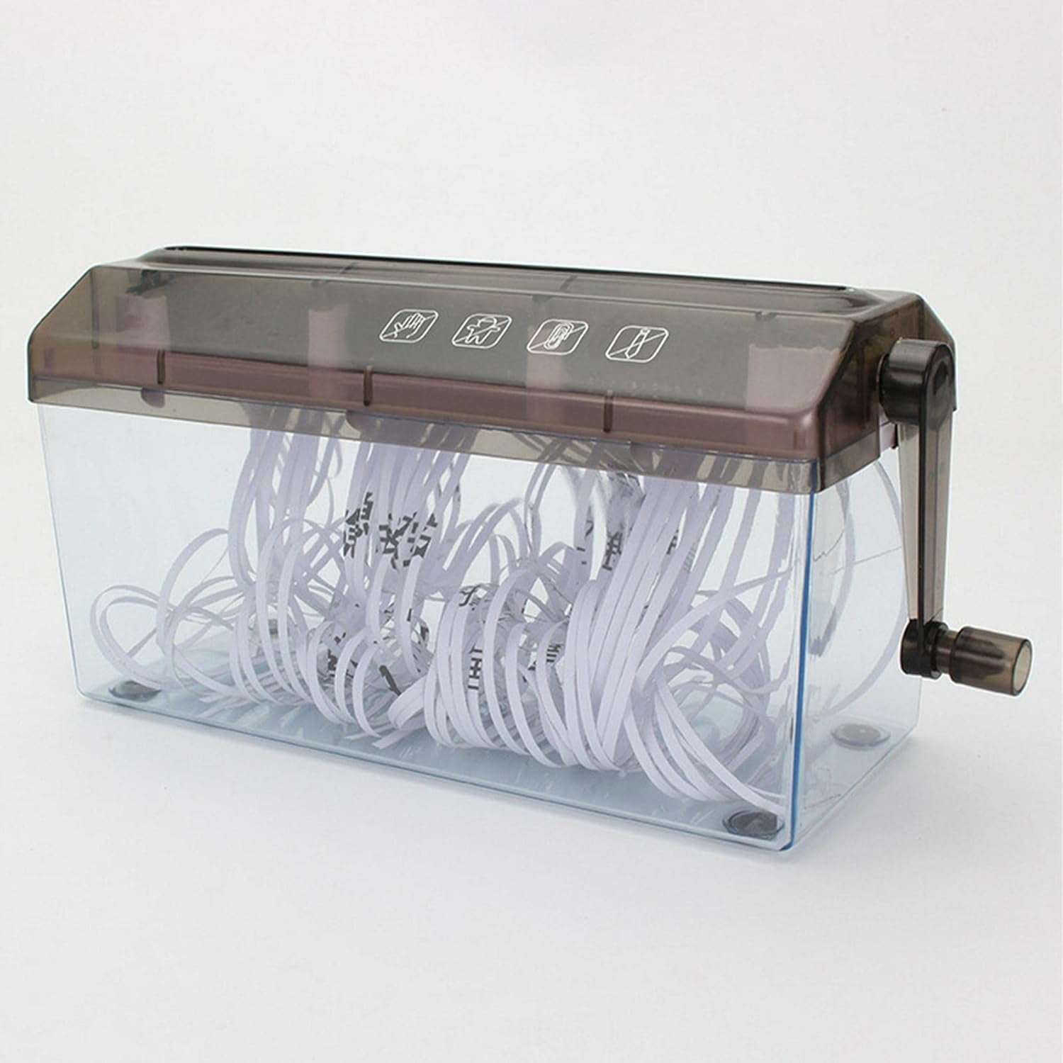 Liho Mini Hand Shredder,Portable Paper Shredder Manual Shredder,Home ...