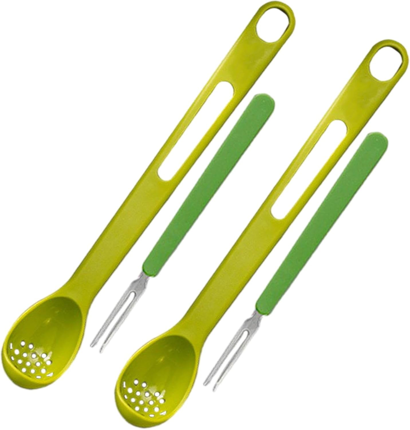 Liho Olive Spoon and Pickle Fork Set,Long Handle Pickle Grabber Tool ...