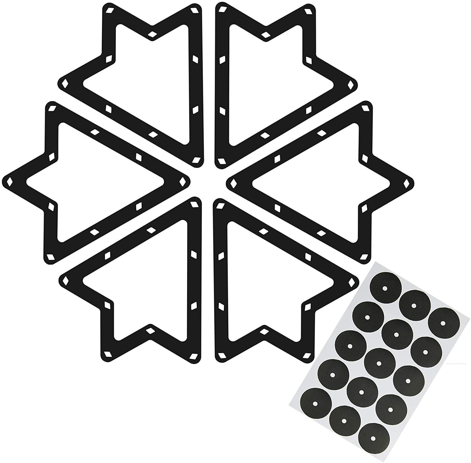 Liho Pack of 6 Sheets Magic Ball Rack Billiards Ball Rack Holder Sheet ...