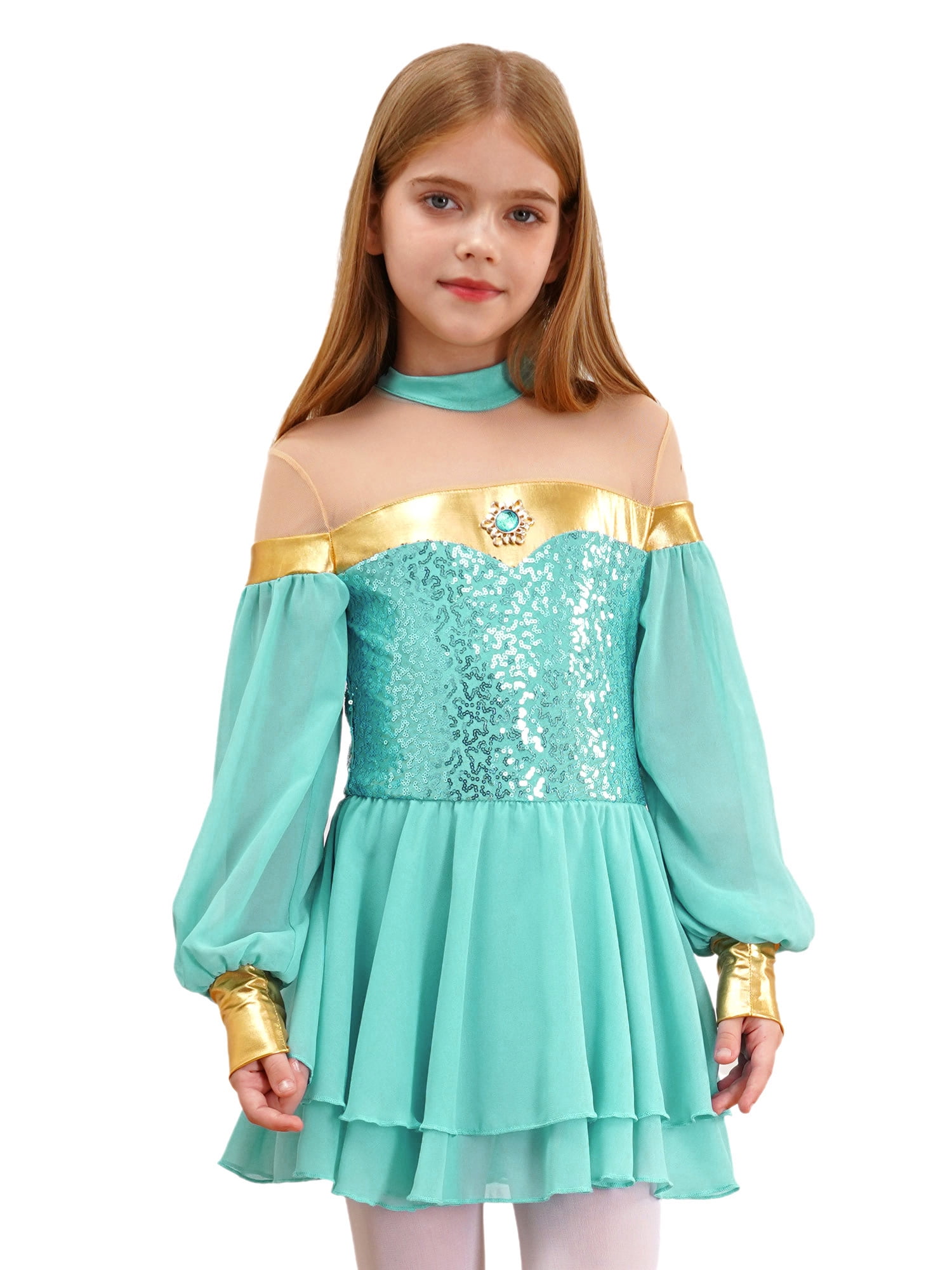 LiiYii Arabian Princess Dress for Girls Fancy Dress Ups Gemstone ...