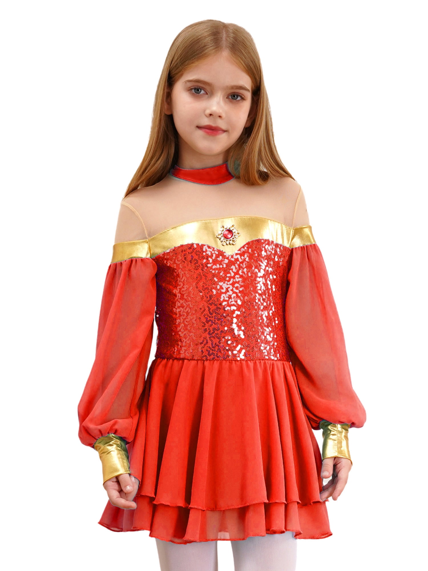 LiiYii Arabian Princess Dress for Girls Fancy Dress Ups Gemstone ...