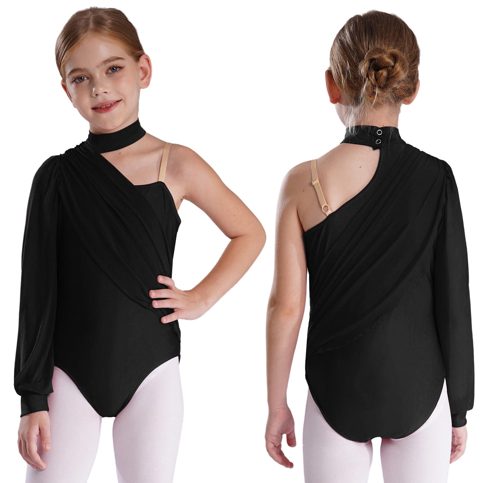LiiYii Girls One Piece Dance Gymnastics Tank Unitard Ballet Leotards ...