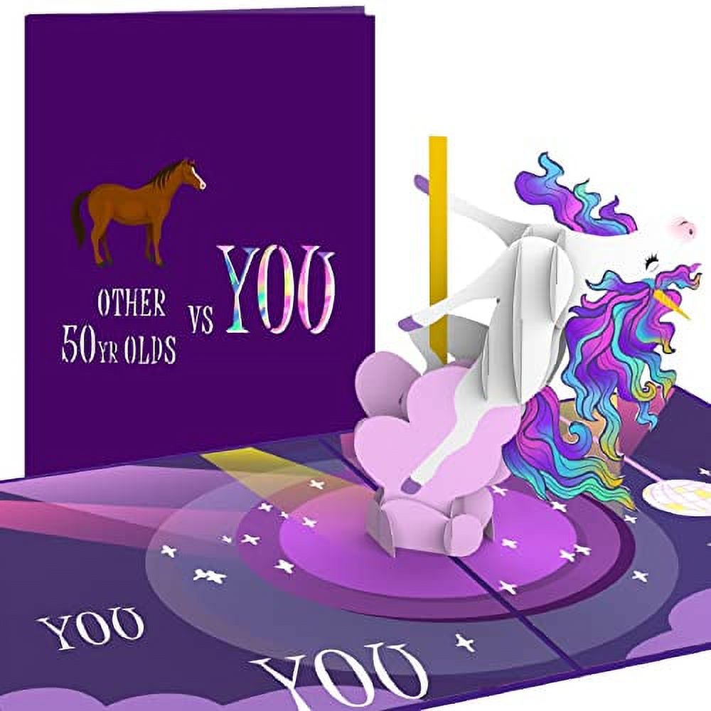 Liif Hilarious 50th Birthday Card, Funny Happy Birthday Card For Women ...