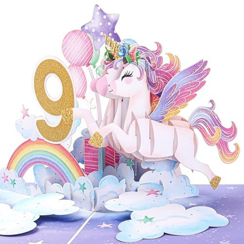 Liif Magical Unicorn 3D Greeting Pop Up Card For ALL Occasions ...