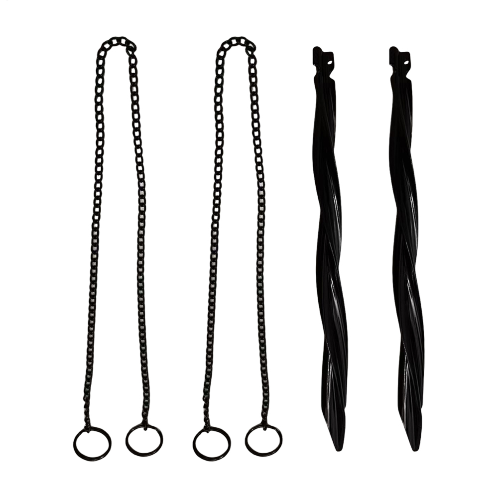 Liilaimic Chain Rain Gutter Stake Outside Downspout Accessories 2 ...