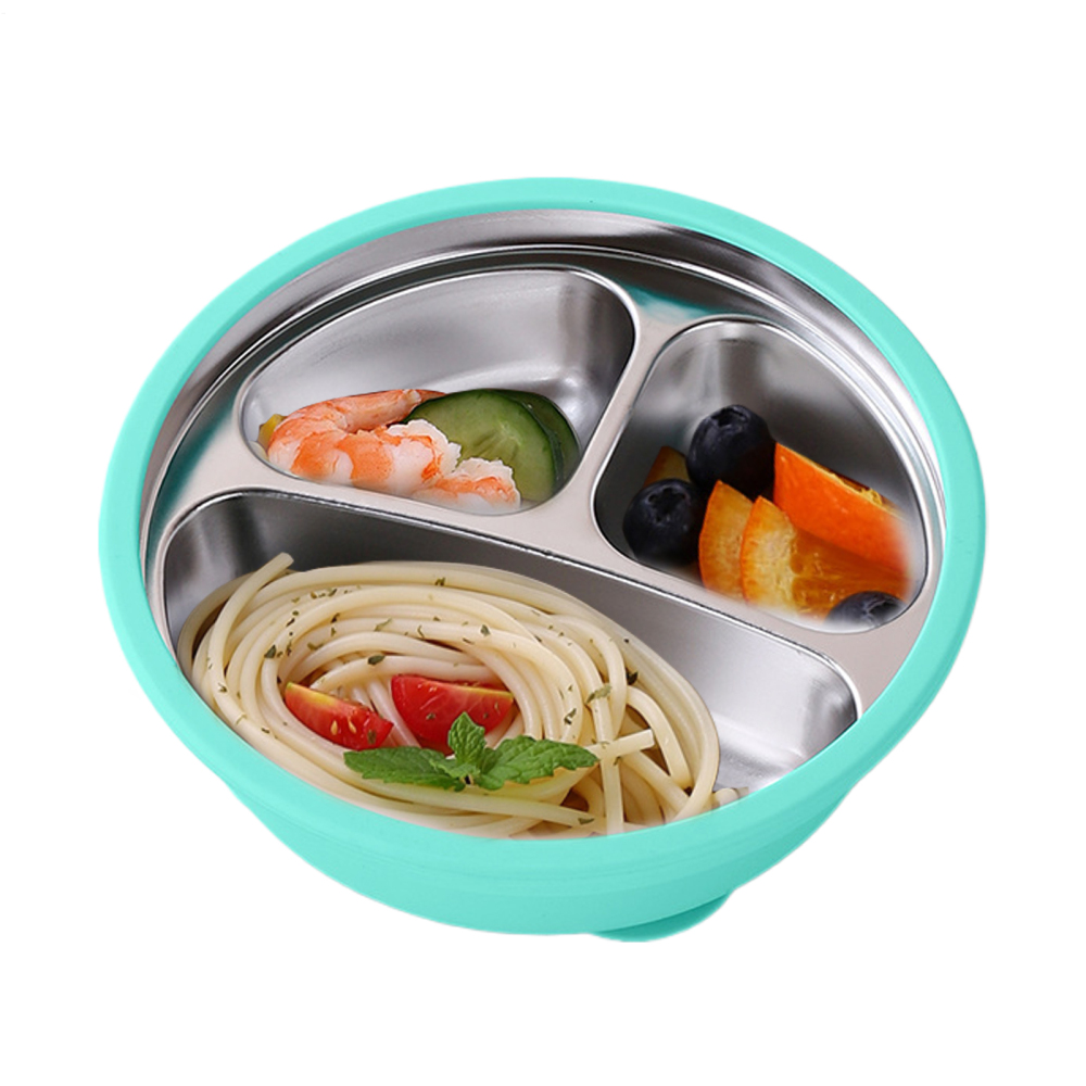 Liilaimic Divided Suction Plate Divided Plates with Silicone Suction ...