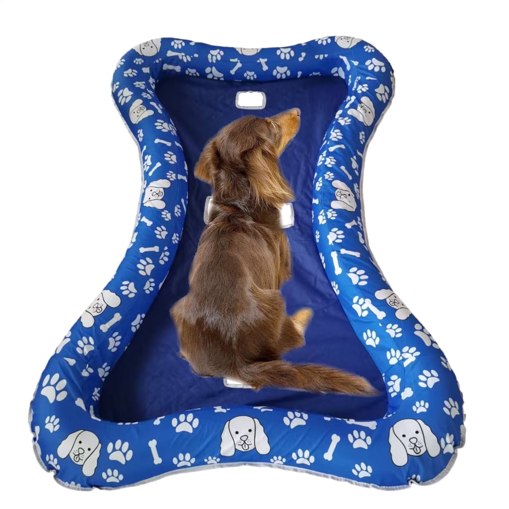 Liilaimic Dog Pool Float Portable Dog Float Bed Pet Water Mat with ...