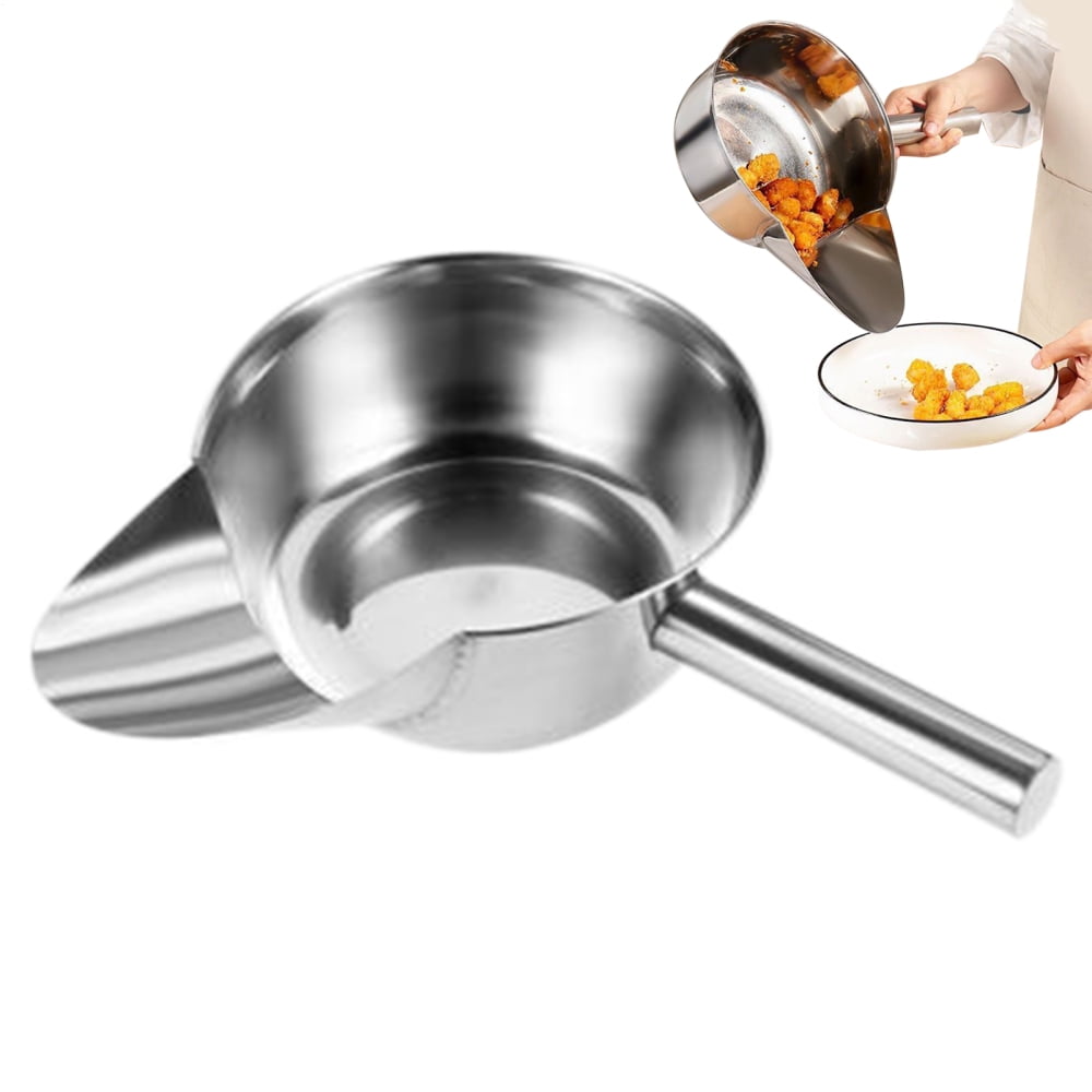 Liilaimic French Fry Scoop Stainless Steel French Fry Shovel Scoop ...