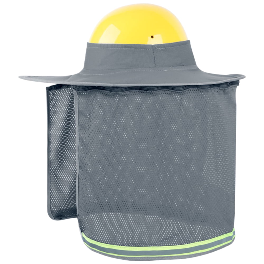 Liilaimic Hardhat Sun Shade Hard Hat Sun Shade Neck Shield High ...