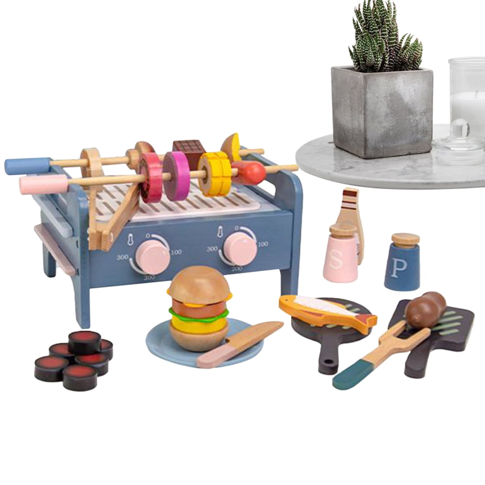 Liilaimic Kids Grill Little Chef Play Cooking Toy Set Interactive Game ...
