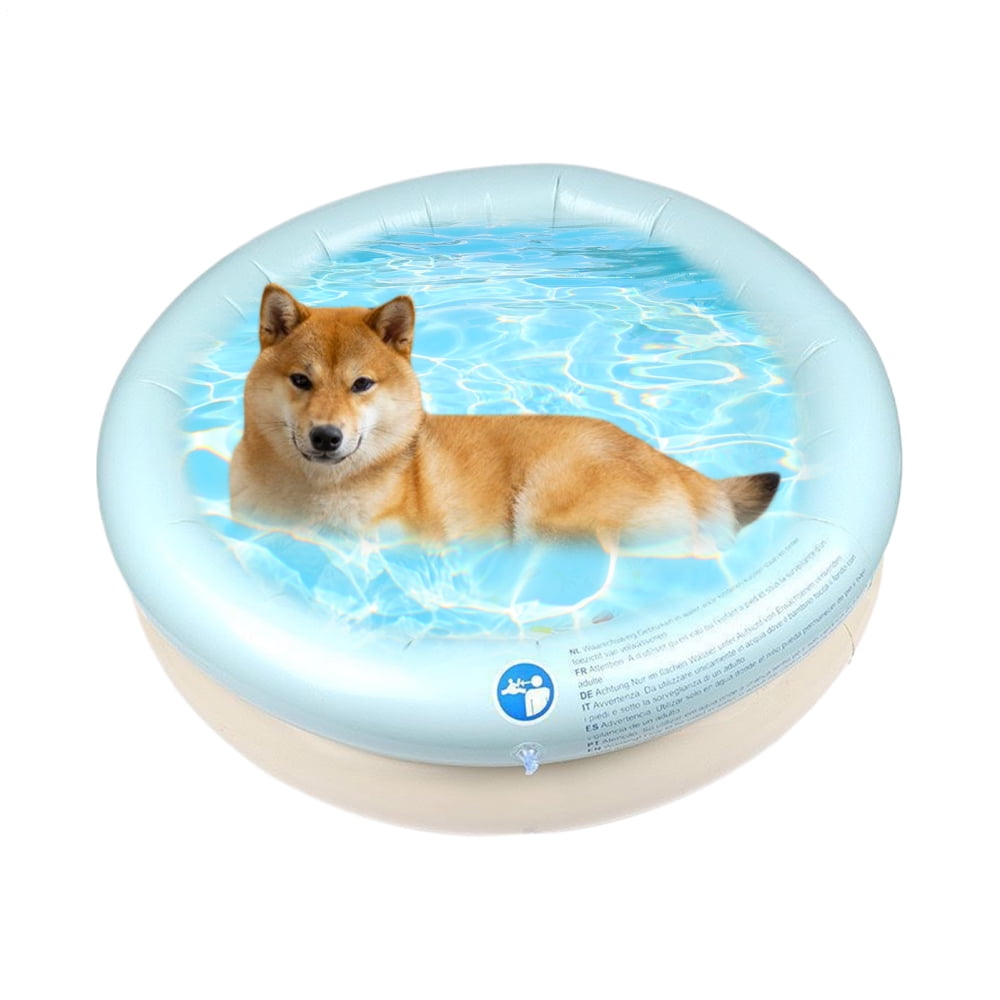 Liilaimic Pet Pool Portable Pvc Dog Swimming Pool Bath Tub Foldable ...