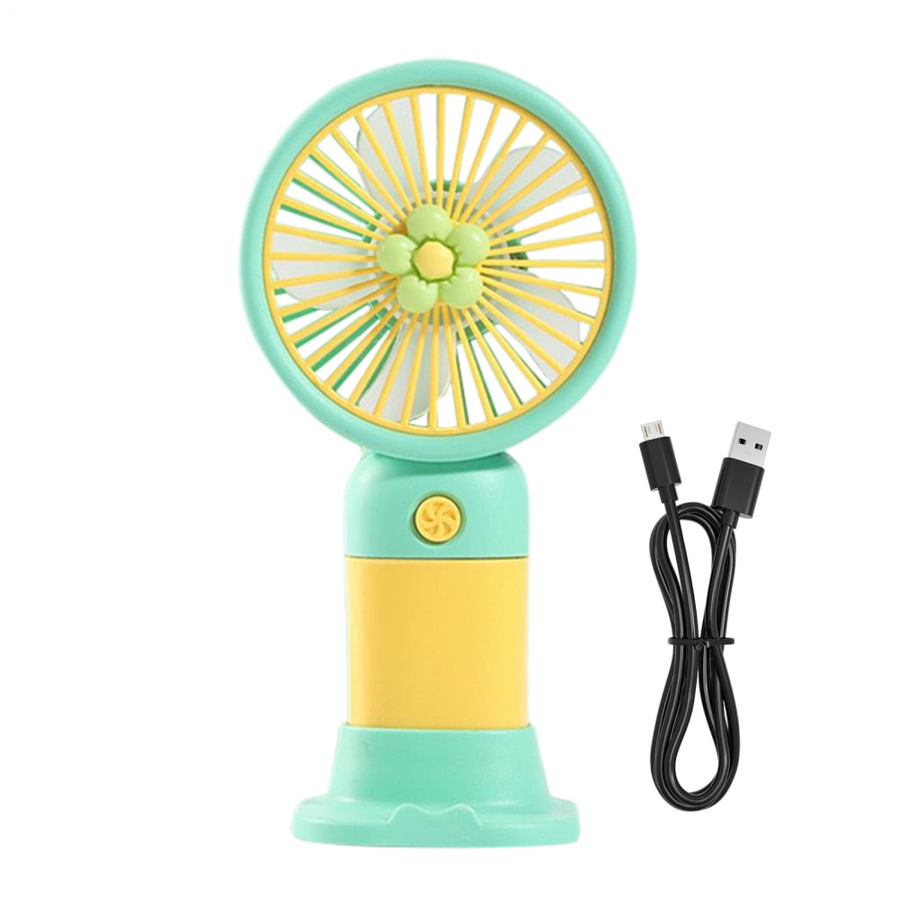 Liilaimic Portable Handheld Fan Small Pocket Fan USB Electric Battery ...