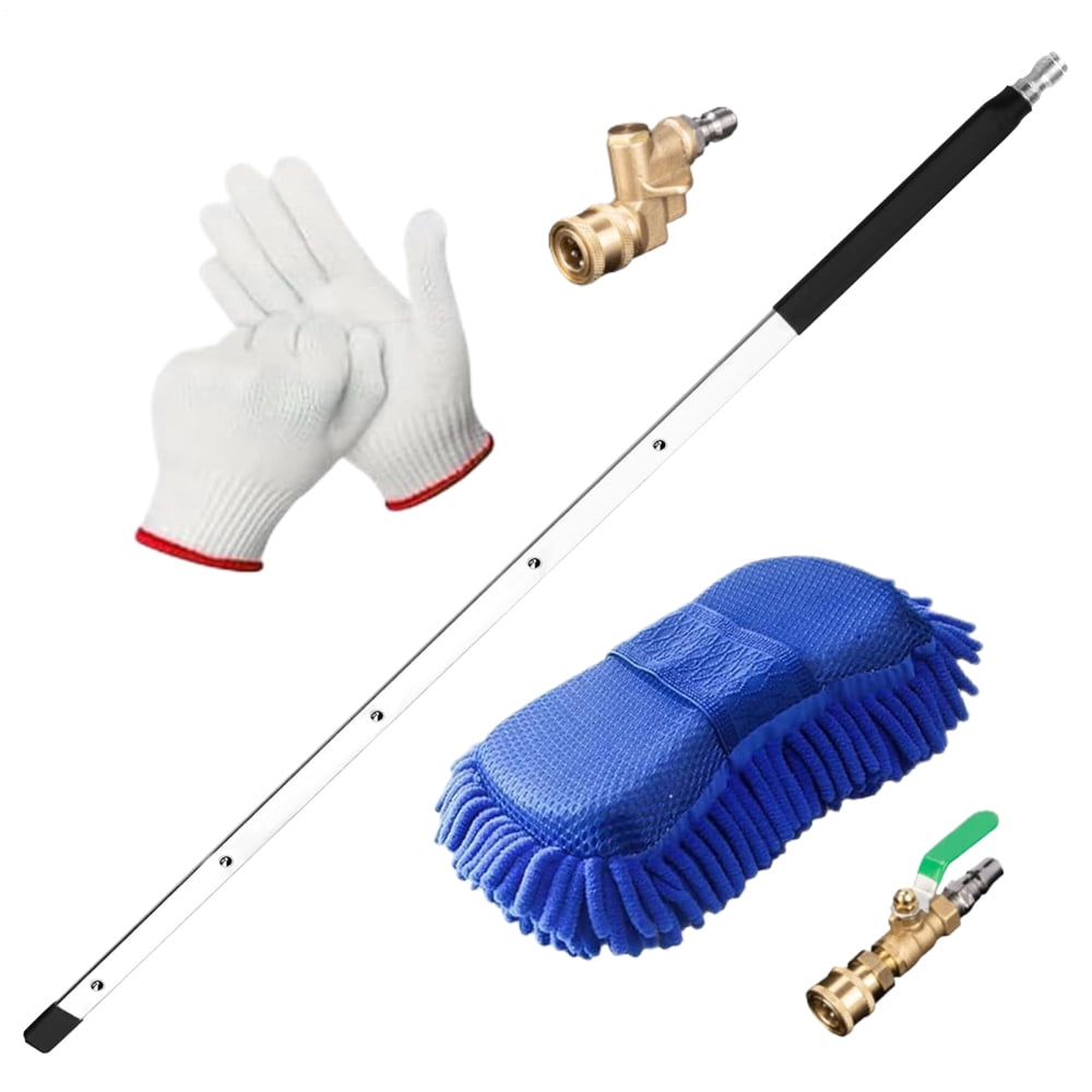 Liilaimic Radiator Cleaning Tool High-Pressure Wand 24in Washing Rod ...