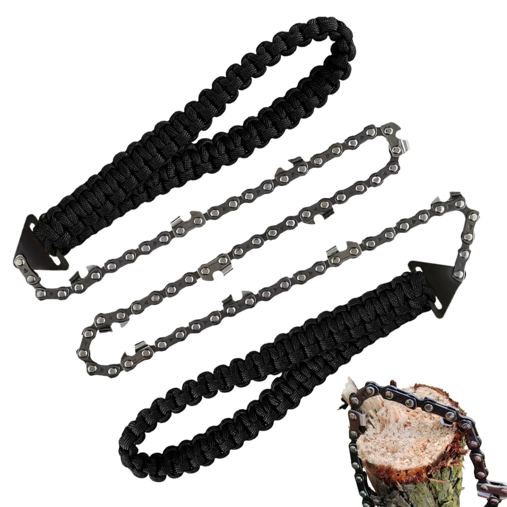 Liilaimic Rope Saw for Tree Limbs Portable Survival Chain Saw Folding Multifunctional 11-Tooth ...