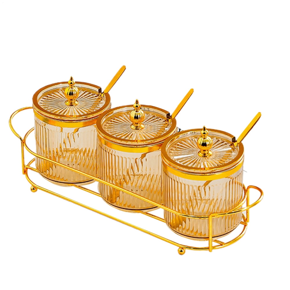 Liilaimic Seasoning Containers Airtight Sugar Storage Pot Condiment ...