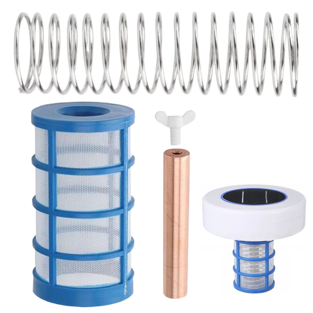 Liilaimic Solar Pool Replacement Copper Anode Floating Water Cleaner ...