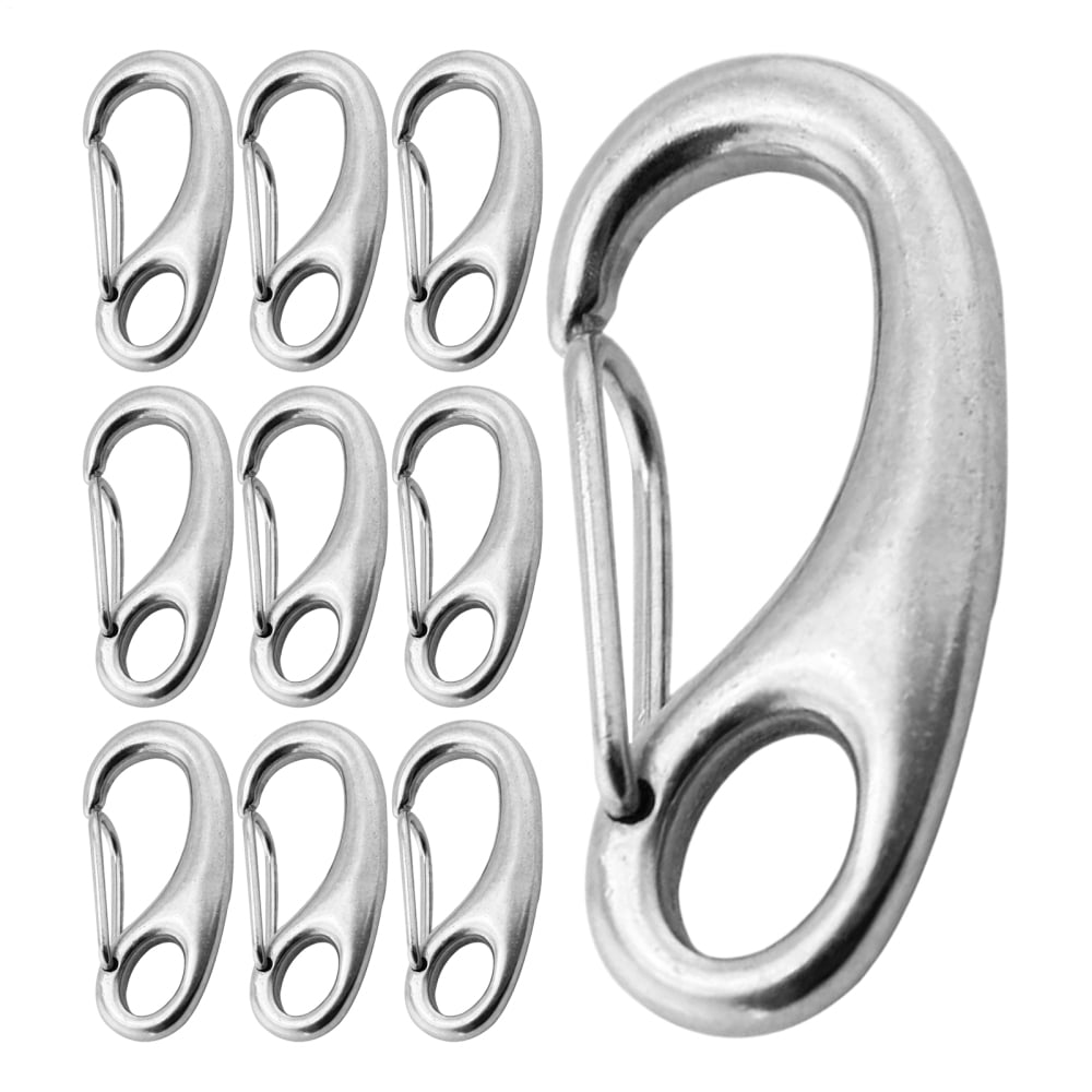 Liilaimic Spring Hook Stainless Steel Keys Buckle Stainless Steel Quick ...