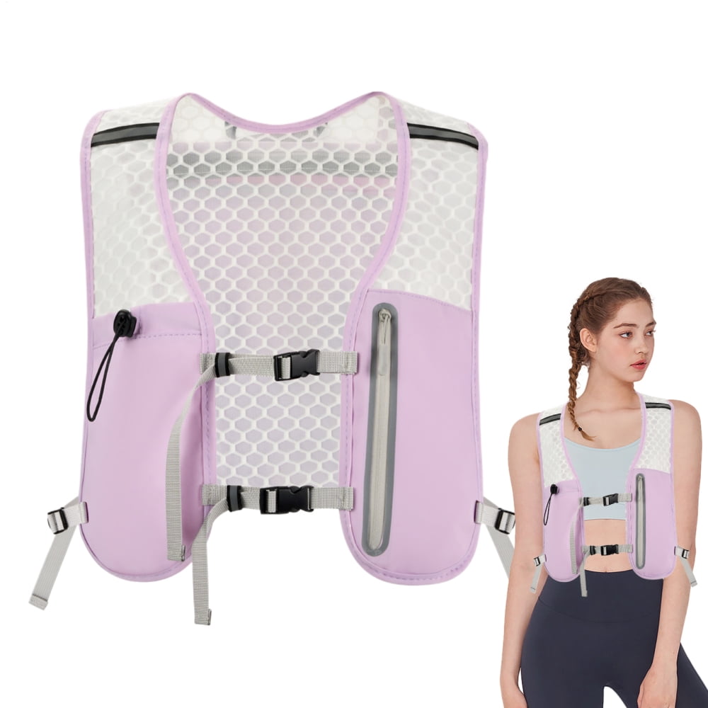 Liilaimic Trail Running Vest Running Water Backpack with Adjustable ...