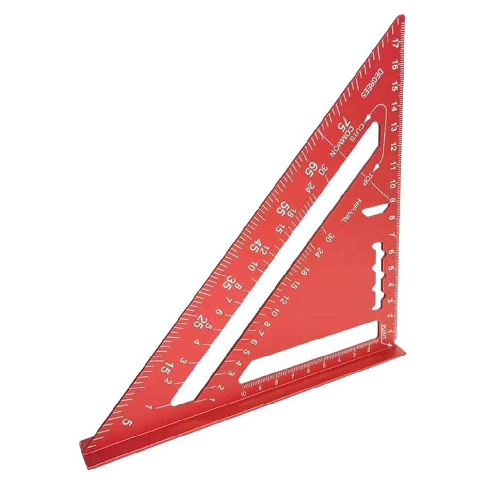 Liilaimic Triangle Ruler Metal Metric Engineer Scale Ruler Metal ...