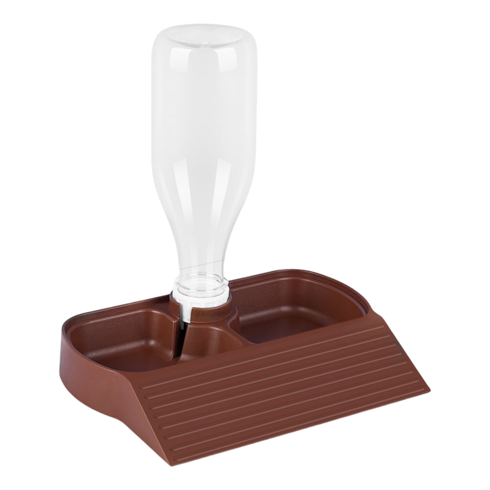 Liilaimic Turtle Water Bowl Automatic Reptile Feeder Bowl Water ...