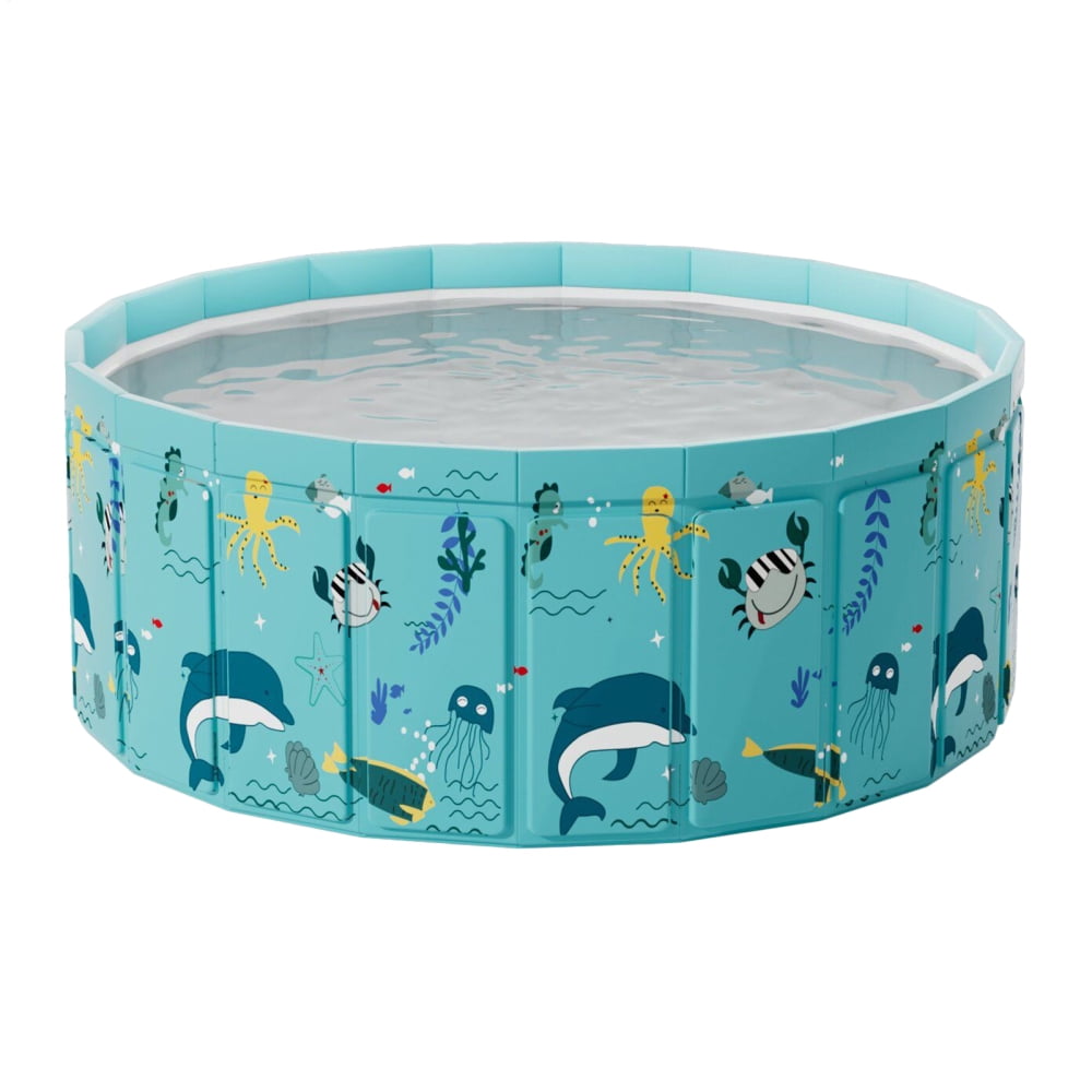 Liilaimic Wading Pool for Kids PVC Round Non-Inflatable Child Paddling ...