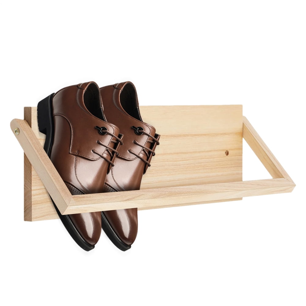 Liilaimic Wall Mounted Shoe Storage Wall Mounted Shoe Rack Organizer ...